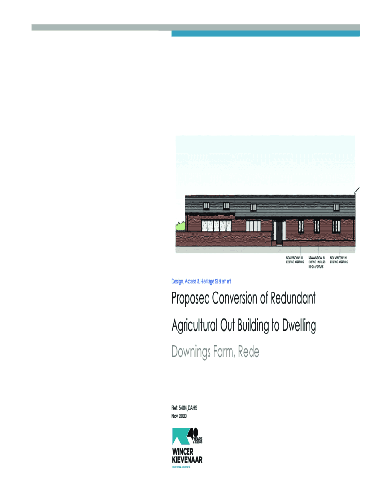 Fillable Online When is a design and access statement required? Fax ...