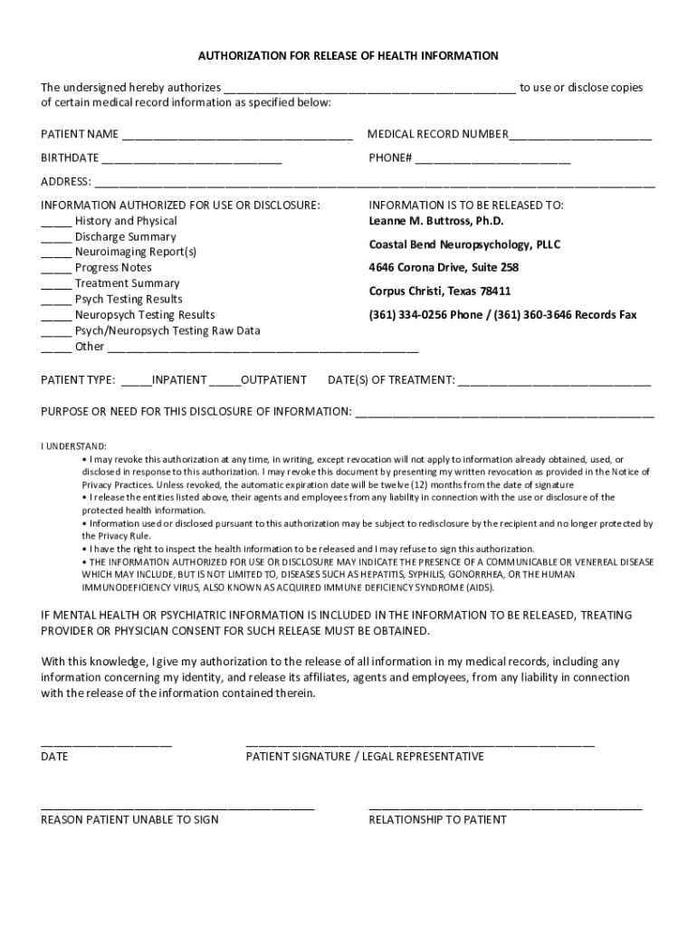 Fillable Online Medical Records Release or Obtain Authorization Fax Email Print - pdfFiller