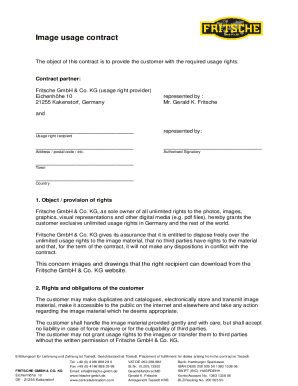 Fillable Online Photography Usage Rights Agreement: A Complete Guide ...