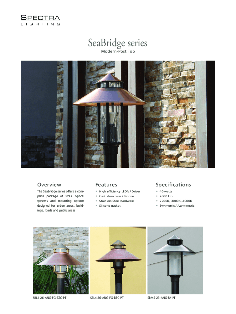 Fillable Online SeaBridge series Fax Email Print - pdfFiller