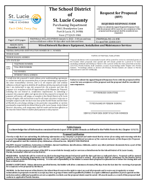 Fillable Online Working with St Lucie Public Schools Fax Email Print - pdfFiller