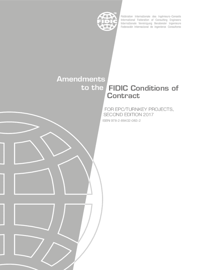Fillable Online FIDIC Conditions of Contract for EPC/Turnkey Projects ...