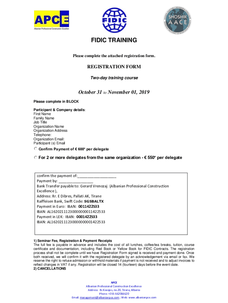 Fillable Online FIDIC Contracts guidance on the effects of inflation ...