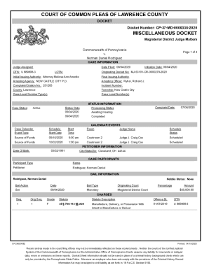 Fillable Online COURT OF COMMON PLEAS OF LAWRENCE COUNTY ... Fax Email ...