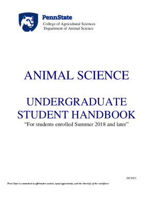 Fillable Online animalscience psu Files - Department of Animal Science ...