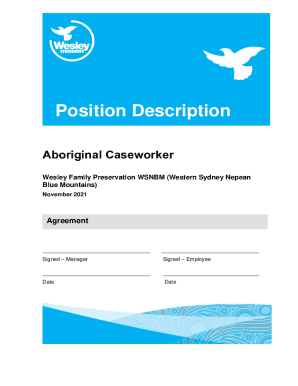 Fillable Online Aboriginal Caseworker - Family Preservation - Job in ...