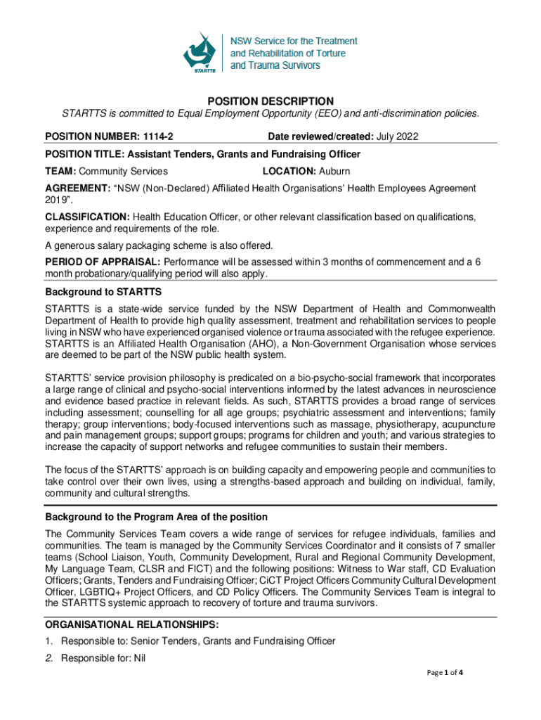 Fillable Online POSITION NUMBER: 1114-2 Fax Email Print - pdfFiller