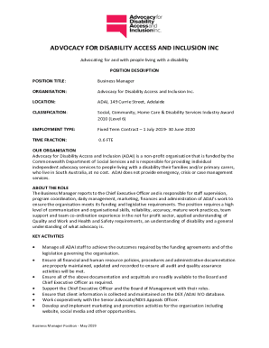 Fillable Online 8 Ways to Be an Advocate for People with Disabilities ...