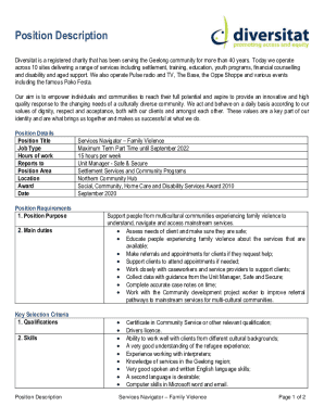 Fillable Online and disability and aged support Fax Email Print - pdfFiller