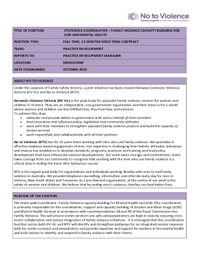 Fillable Online FAMILY VIOLENCE CAPACITY BUILDING FOR AOD AND ... Fax Email Print - pdfFiller