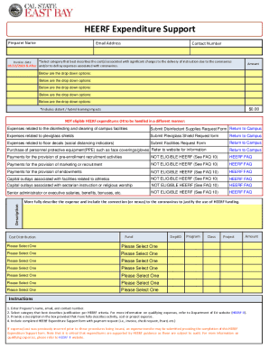 Fillable Online COVID-19 HEERF Funds Reference Page Fax Email Print - pdfFiller
