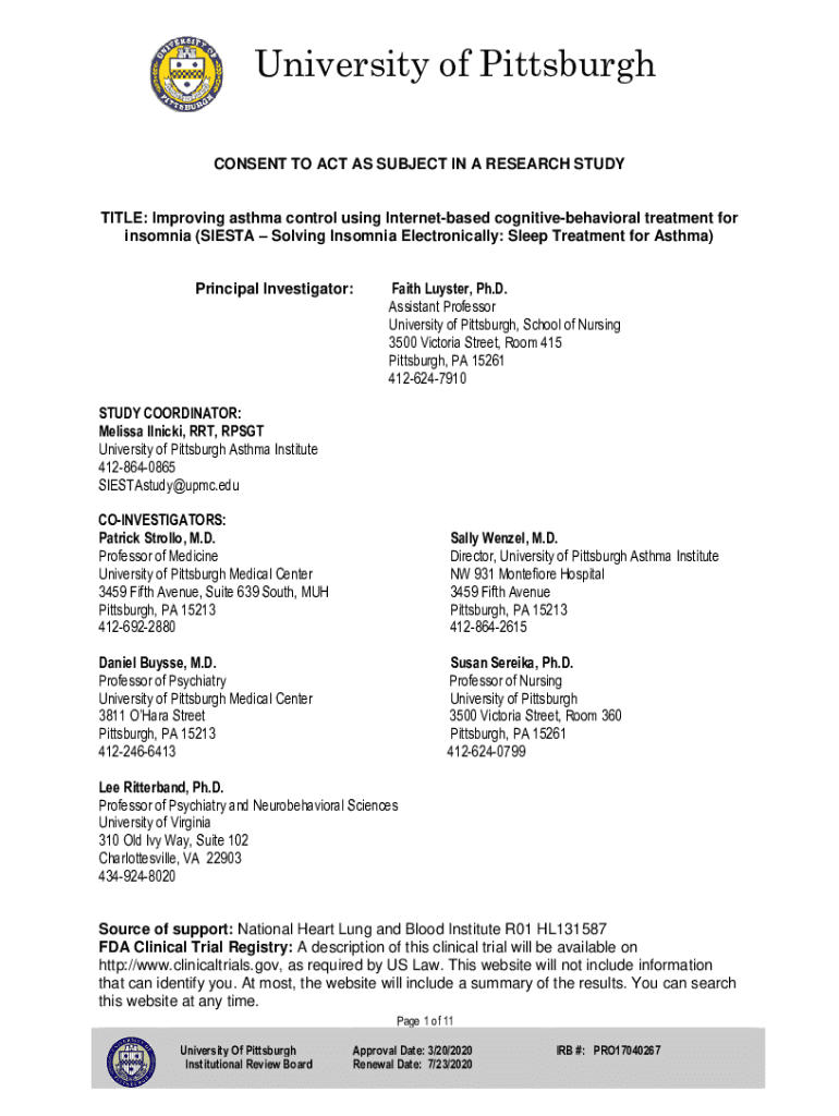 Fillable Online asthmainstitute pitt Footer Template with Initials text ...