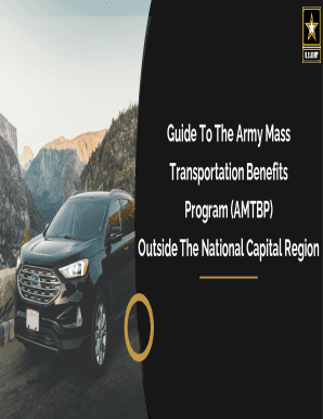 Fillable Online Department of the Army Mass Transportation Benefit ...