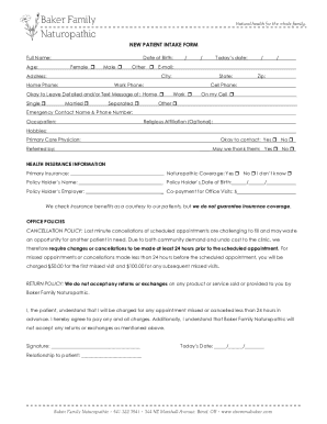 Fillable Online ADULT FORM Fax Email Print - pdfFiller