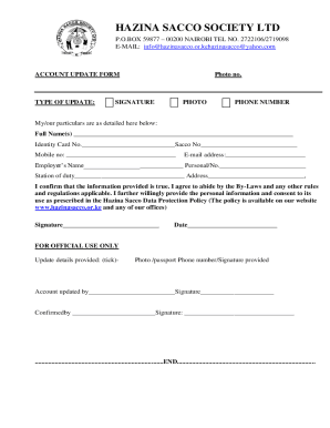 Fillable Online ATM Card Application Form - Nairobi Fax Email Print ...