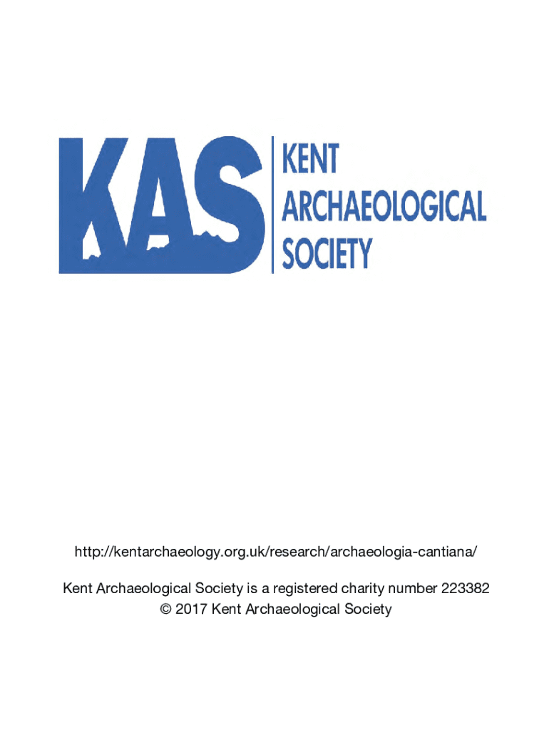 Fillable Online KAS Research - Archaeology & History of Kent Fax Email ...
