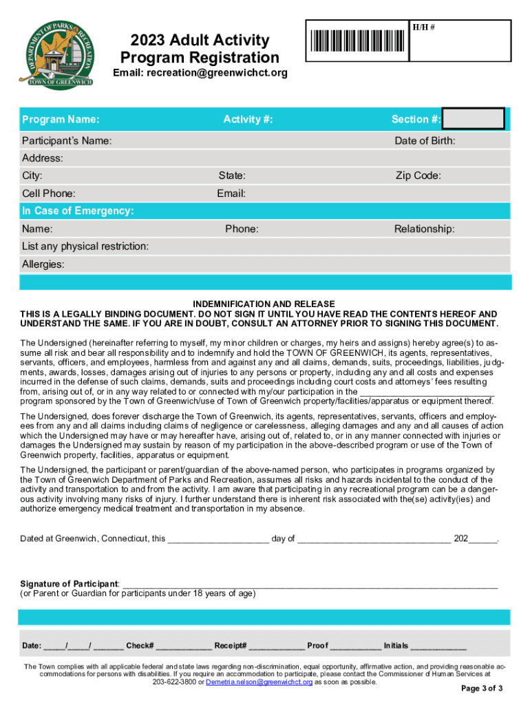 Fillable Online San Francisco Recreation and Park Department Fax Email Print - pdfFiller