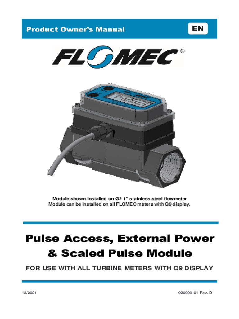 Fillable Online Pulse Access, External Power & Scaled Pulse Module Fax ...
