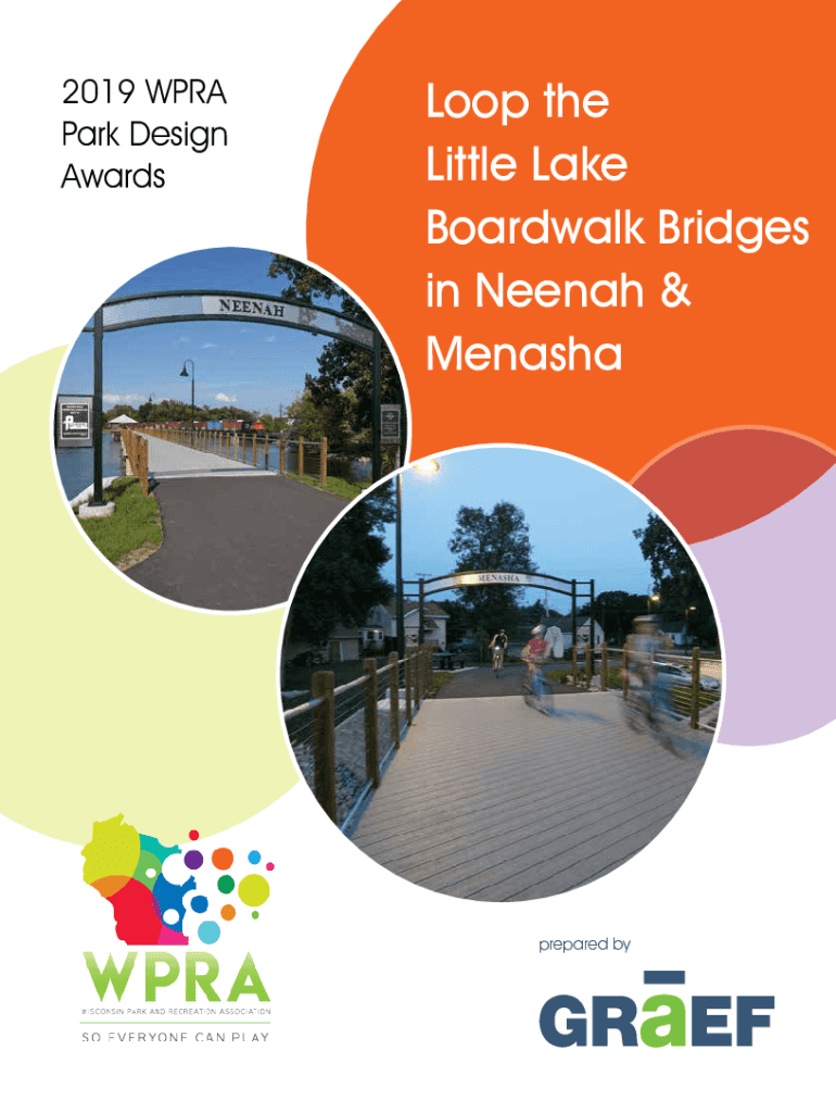 Fillable Online Loop the Little Lake Boardwalk Bridges in Neenah ...