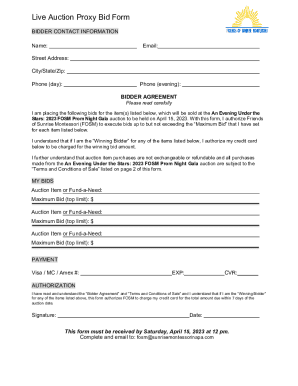 Fillable Online CM Bid Package Templates Fax Email Print - pdfFiller