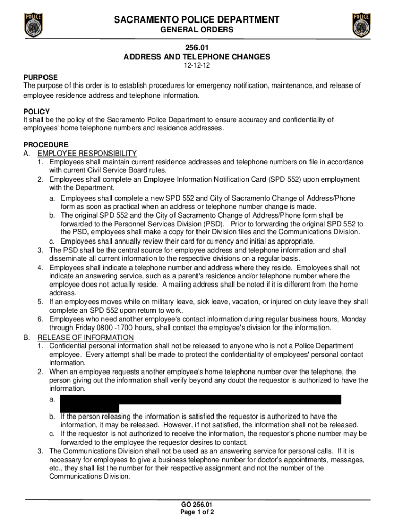 Fillable Online Sacramento State Police Department Fax Email Print ...