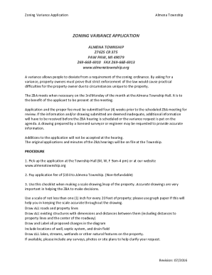 Fillable Online Variance-Application.pdf Fax Email Print - pdfFiller