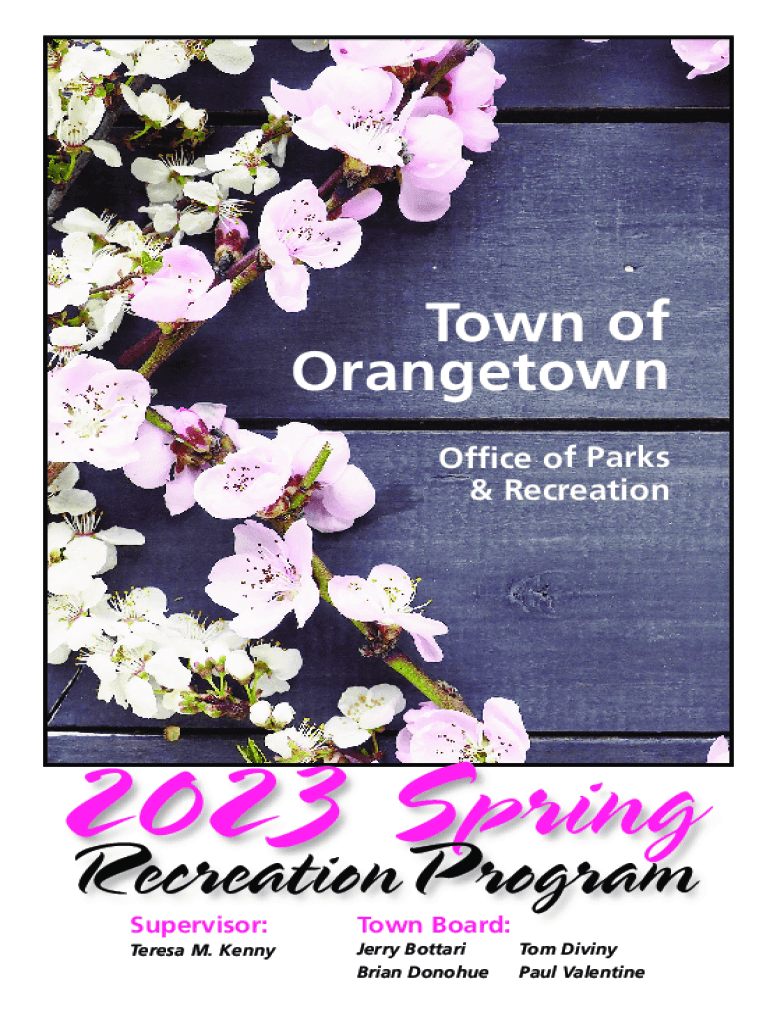 Fillable Online Orangetown Parks, Trails, and Open Spaces Fax Email ...