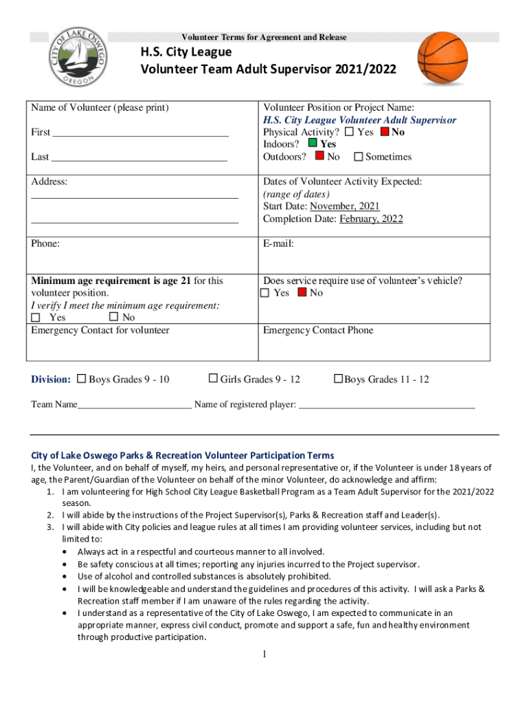 Fillable Online Sample volunteer agreementDisability charity Scope UK ...