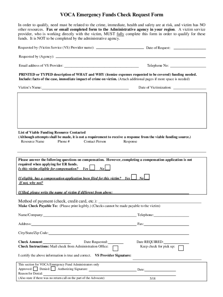 Fillable Online VOCA-Allowable-and-Unallowable-Costs-and-Services ...
