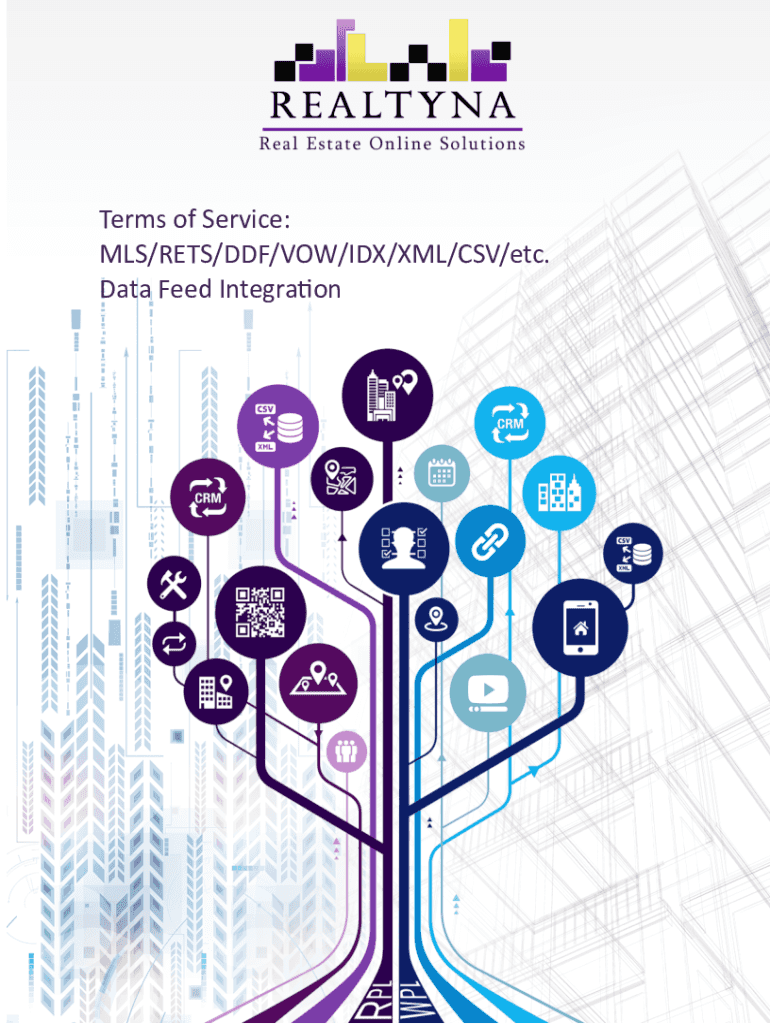 Fillable Online Realtyna Data Integration - Terms of Service - 6th April Fax Email Print - pdfFiller