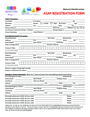 Fillable Online Registration Forms - English Fax Email Print - pdfFiller