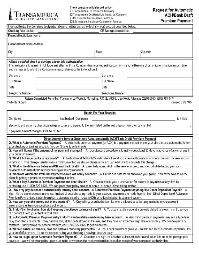 Fillable Online Request For Policy Change Fax Email Print - pdfFiller