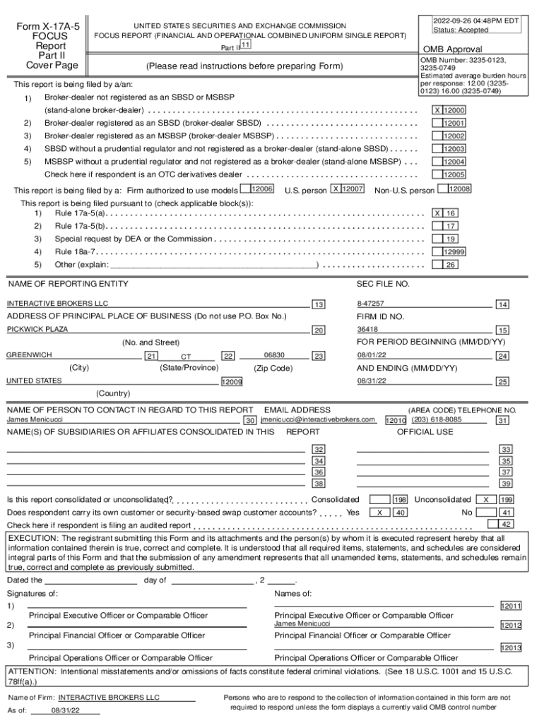 Fillable Online Order Specifying the Manner and Format of Filing ...