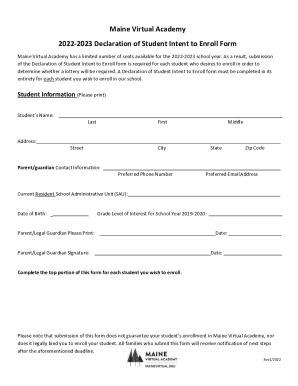 Fillable Online Maine Virtual Academy Now Accepting Enrollments for ...