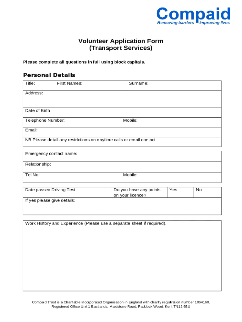 Police Cadet Leader application Doc Template | pdfFiller