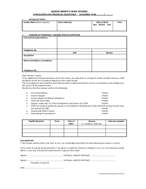 Fillable Online Financial-Assistance-Application-Form- ... Fax Email ...
