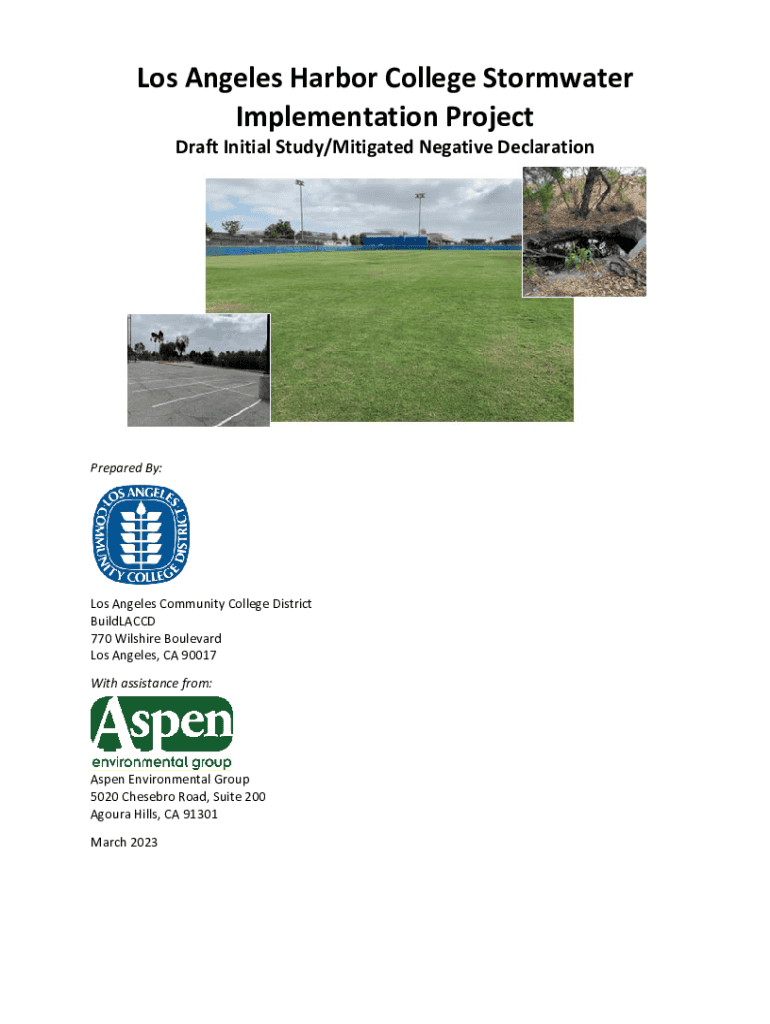 Fillable Online Recirculated Initial Study/ Mitigated Negative Declaration Fax Email Print ...