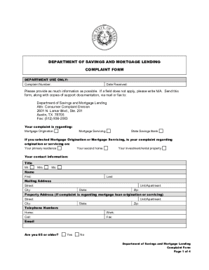 Fillable Online Consumer Complaint Form (English - Fax/Mail) Fax Email ...