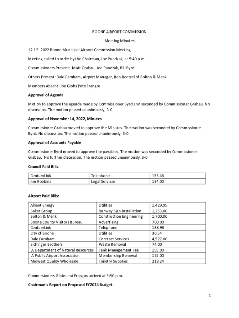 Fillable Online Airport commission appoints new airport manager Fax Email Print - pdfFiller