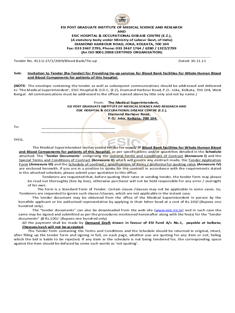 Fillable Online ESI Post Graduate Institute of Medical Sciences and ... Fax Email Print - pdfFiller