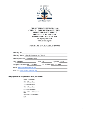 Fillable Online CLC (Church Leadership Connection) - Call Process ...