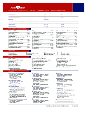 Fillable Online Patient Referral Form. Referral Form Fax Email Print ...