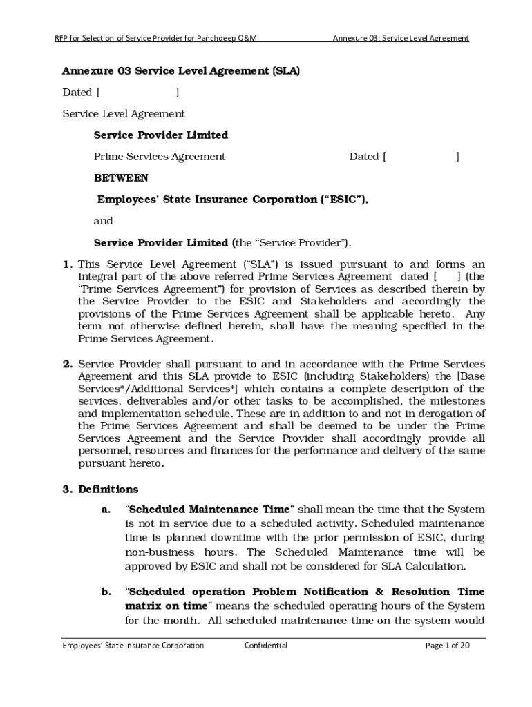 Fillable Online Request for Proposal Selection of Service Provider For ...