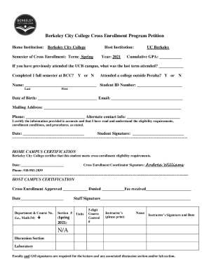 Fillable Online How do I apply for cross enrollment program (CEP)? Fax ...
