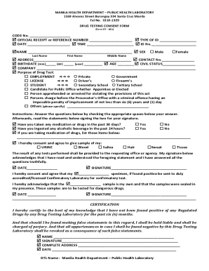 Fillable Online Manila Health Department- Public Health Laboratory Fax ...