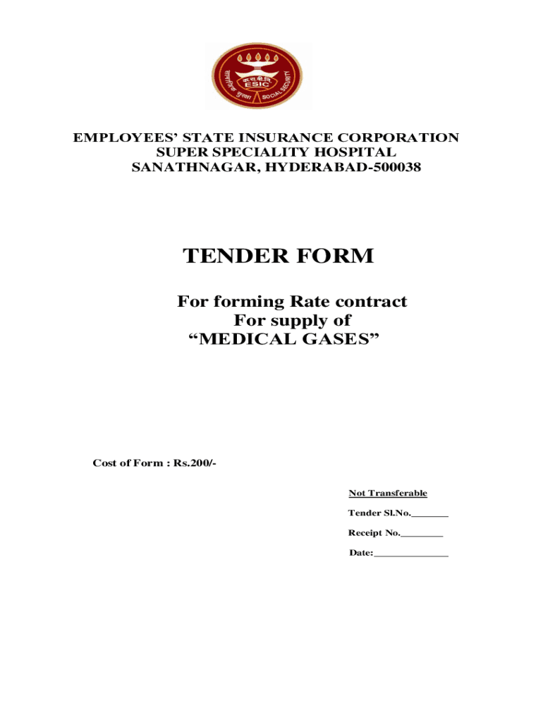 Fillable Online 500038. TENDER FORM FOR PROVIDING MANPOWER ... Fax ...