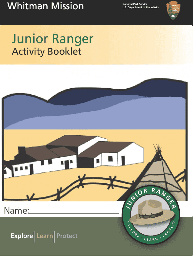 Fillable Online Every Junior Ranger Book You Can Print At Home Fax Email Print - pdfFiller