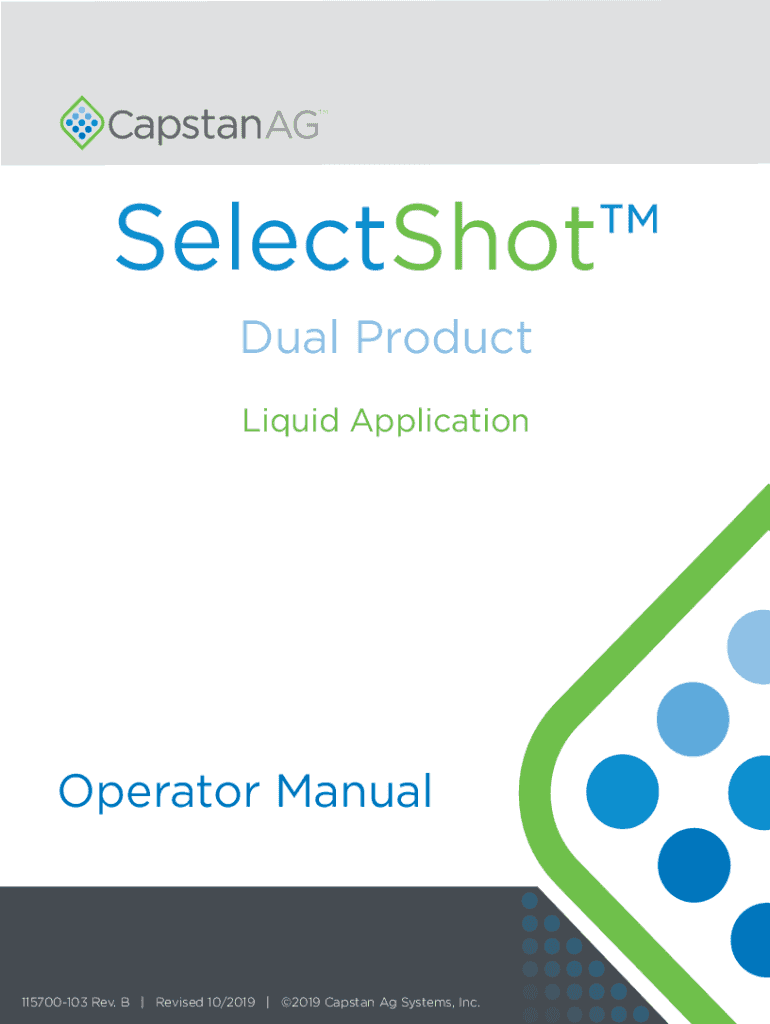Fillable Online Spray Application Operator Manual Fax Email Print ...
