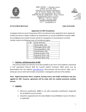 Fillable Online application for IMP Fax Email Print - pdfFiller