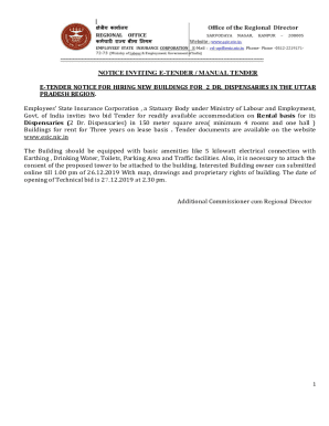 Fillable Online NOTICE INVITING E-TENDER / MANUAL ... Fax Email Print ...